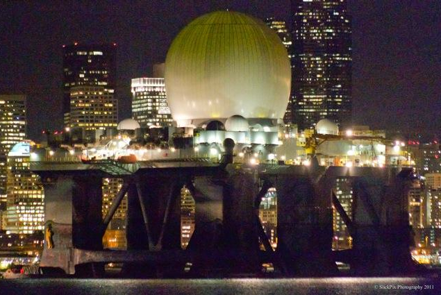 UPDATED: Sea-Based X-band Radar (SBX) vessel spotted | Westside Seattle